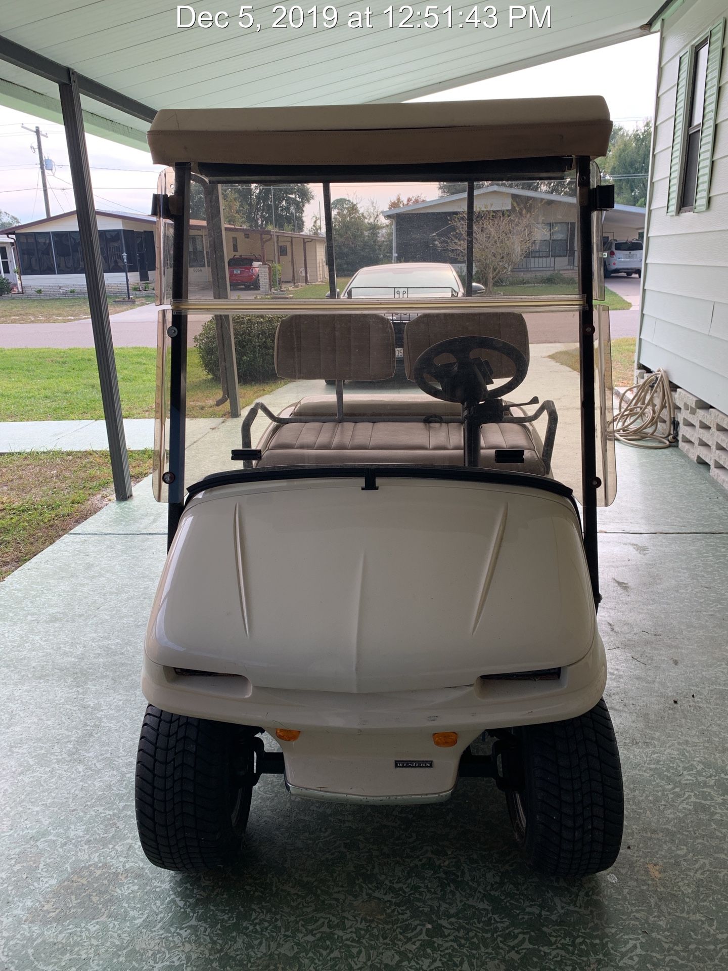 Western (EZ-Go chassis) 42-volt golf cart. for Sale in Winter Haven, FL ...