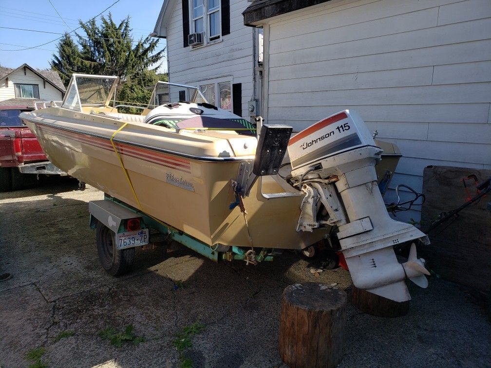1969 fiberform boat open-bow for Sale in Tumwater, WA - OfferUp