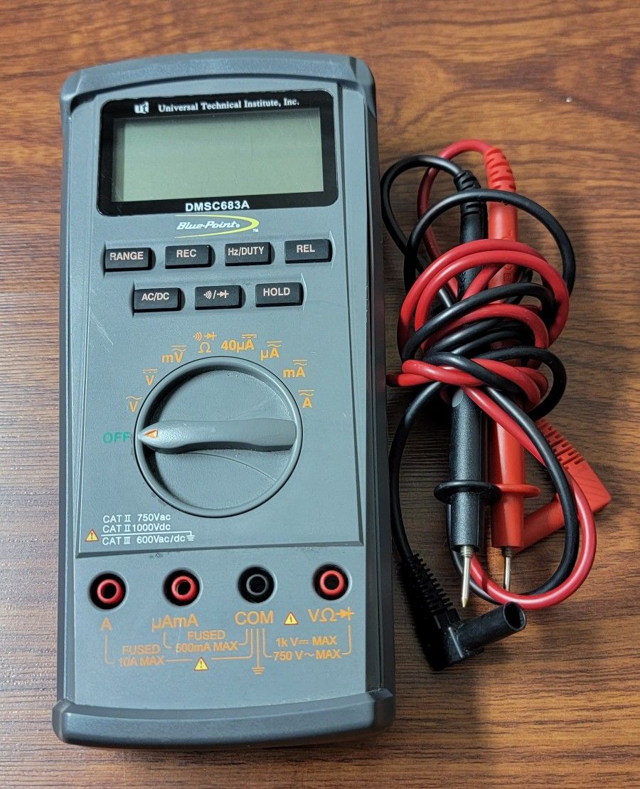 Blue Point (Snap-on) DMSC683A Multimeter Universal Technical Institute ...