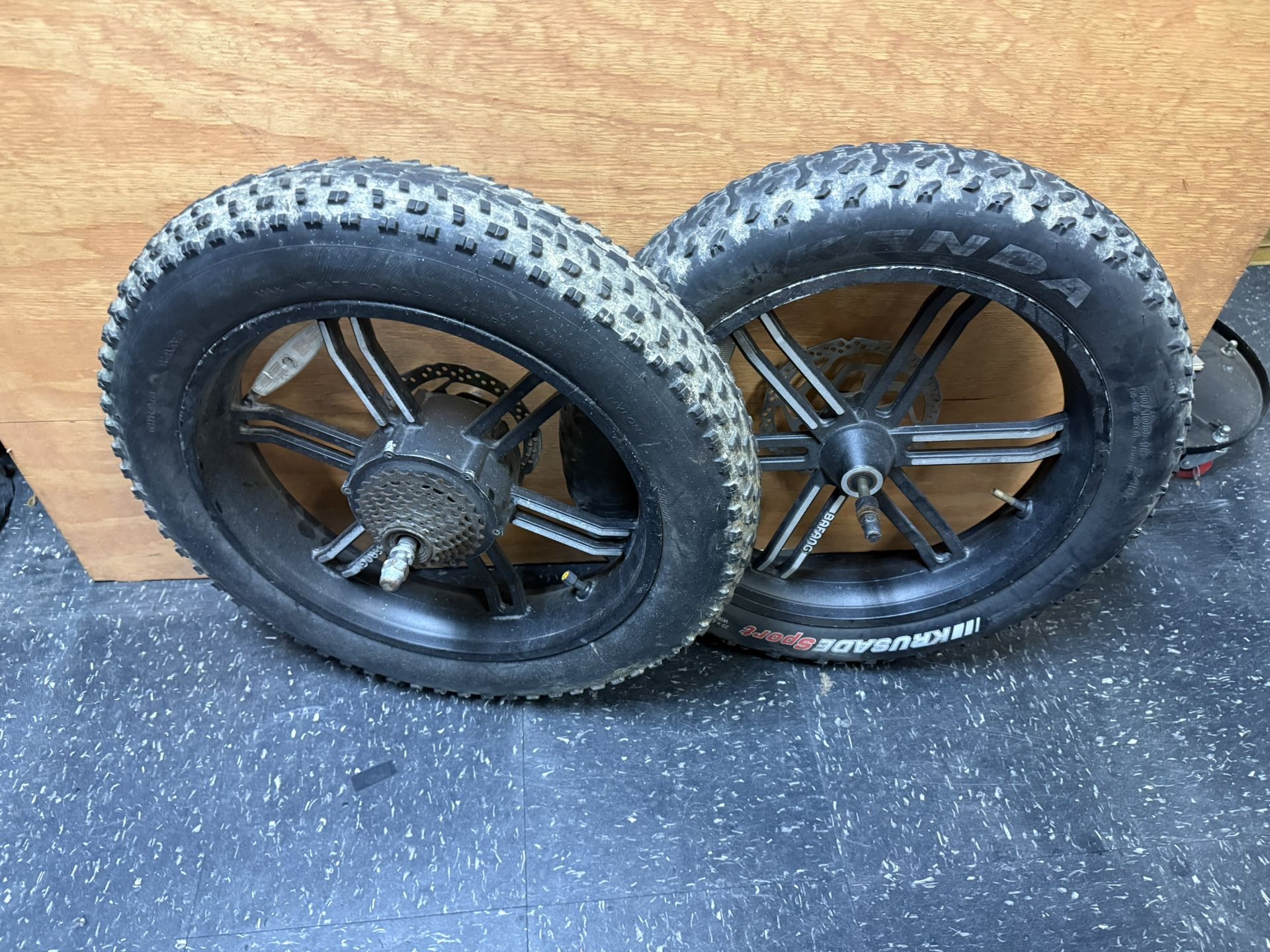 E-bike Wheels Set . Front And Rear Rims $40 For The Set 20x4.0 for Sale ...