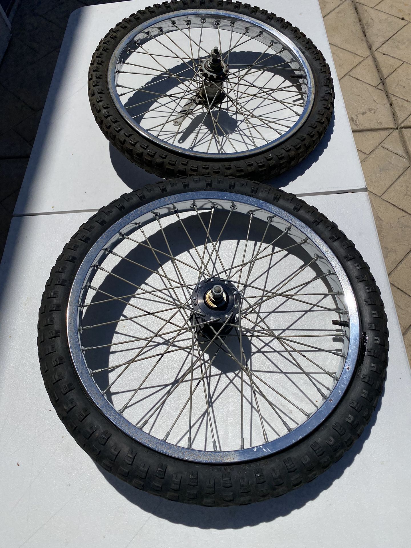 20x2.125 Steel Araya BMX wheelset $250 for Sale in San Diego, CA - OfferUp