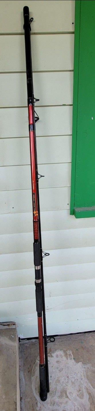 12ft Pinnacle Red Metal Spinning Rod for Sale in San Antonio, TX - OfferUp