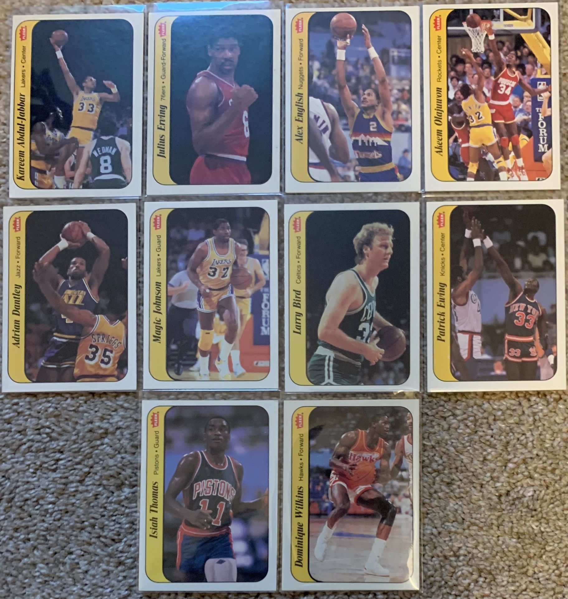 1986 Fleer Basketball Sticker Set (10/11) for Sale in Federal Way, WA ...