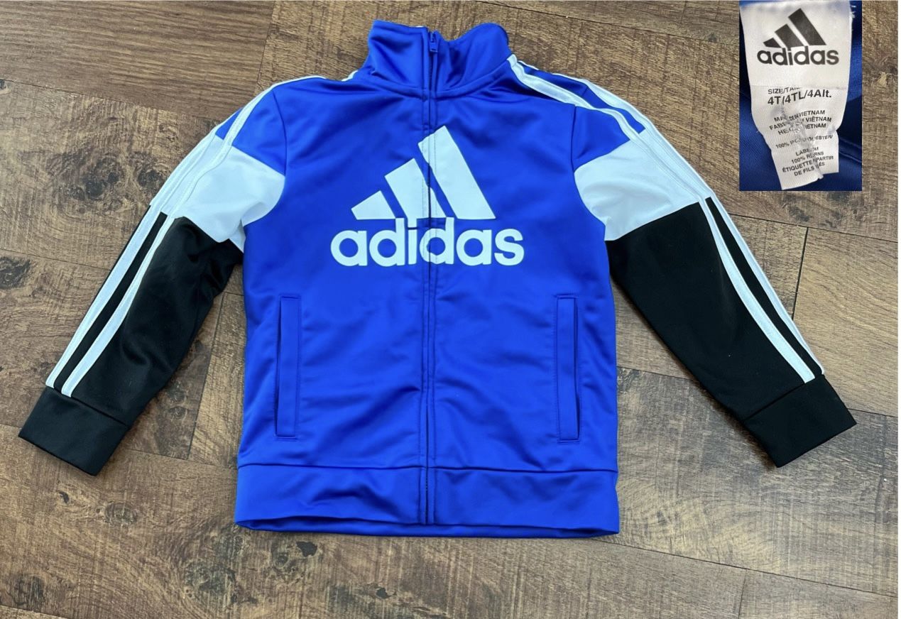 Adidas Toddler Youth Full Zip Jacket Unisex Boy Girl 4T for Sale in ...