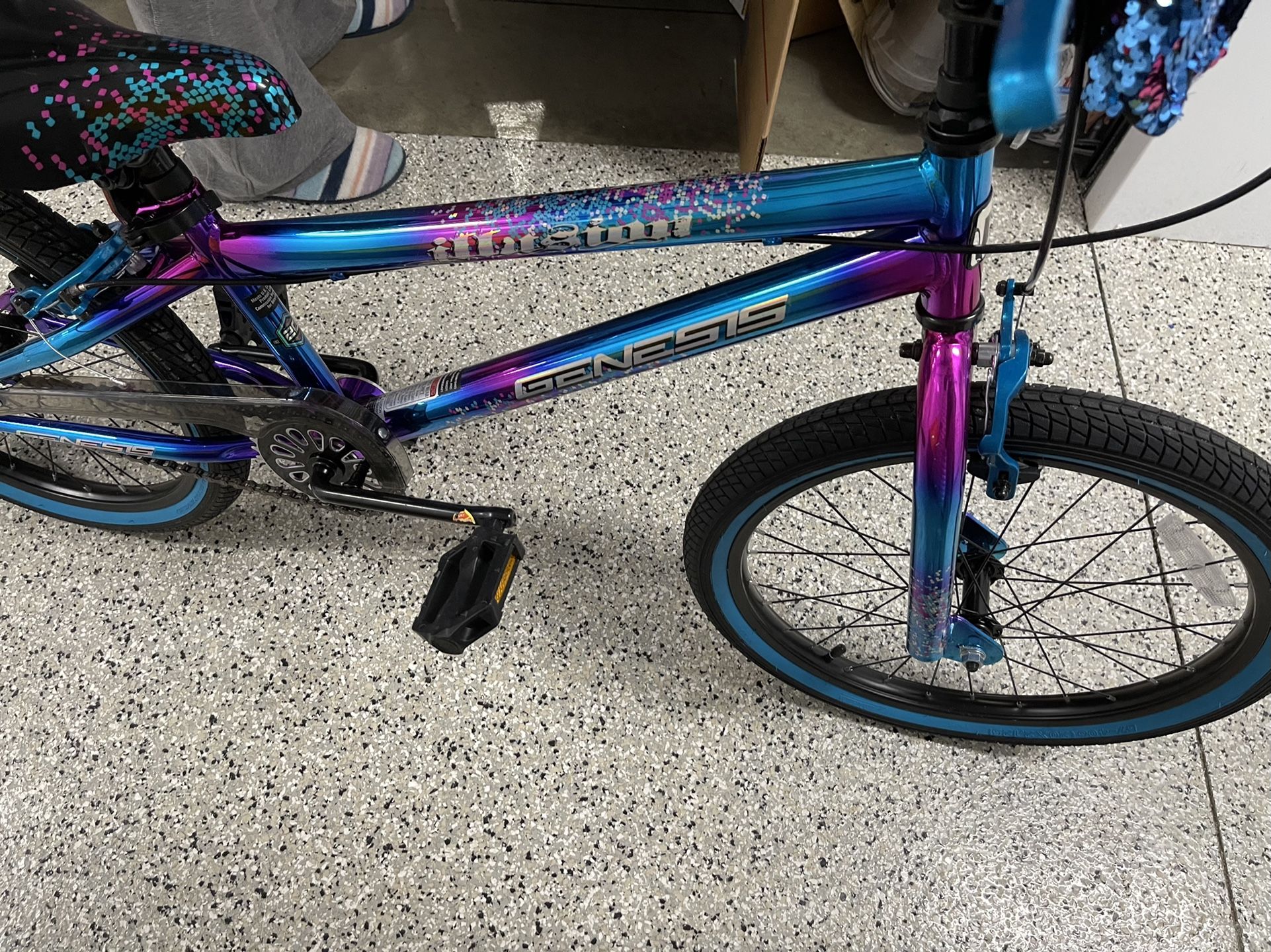 Genesis 20 In. Illusion Girls Bike Blue Purple Other Sports Outdoors