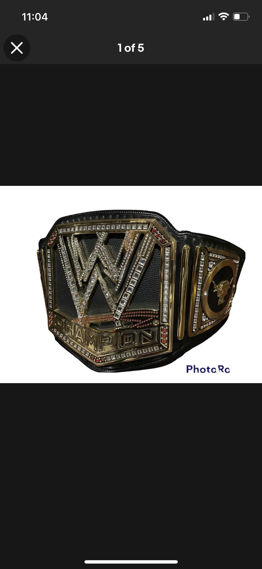 Wwe Championship Side Plates