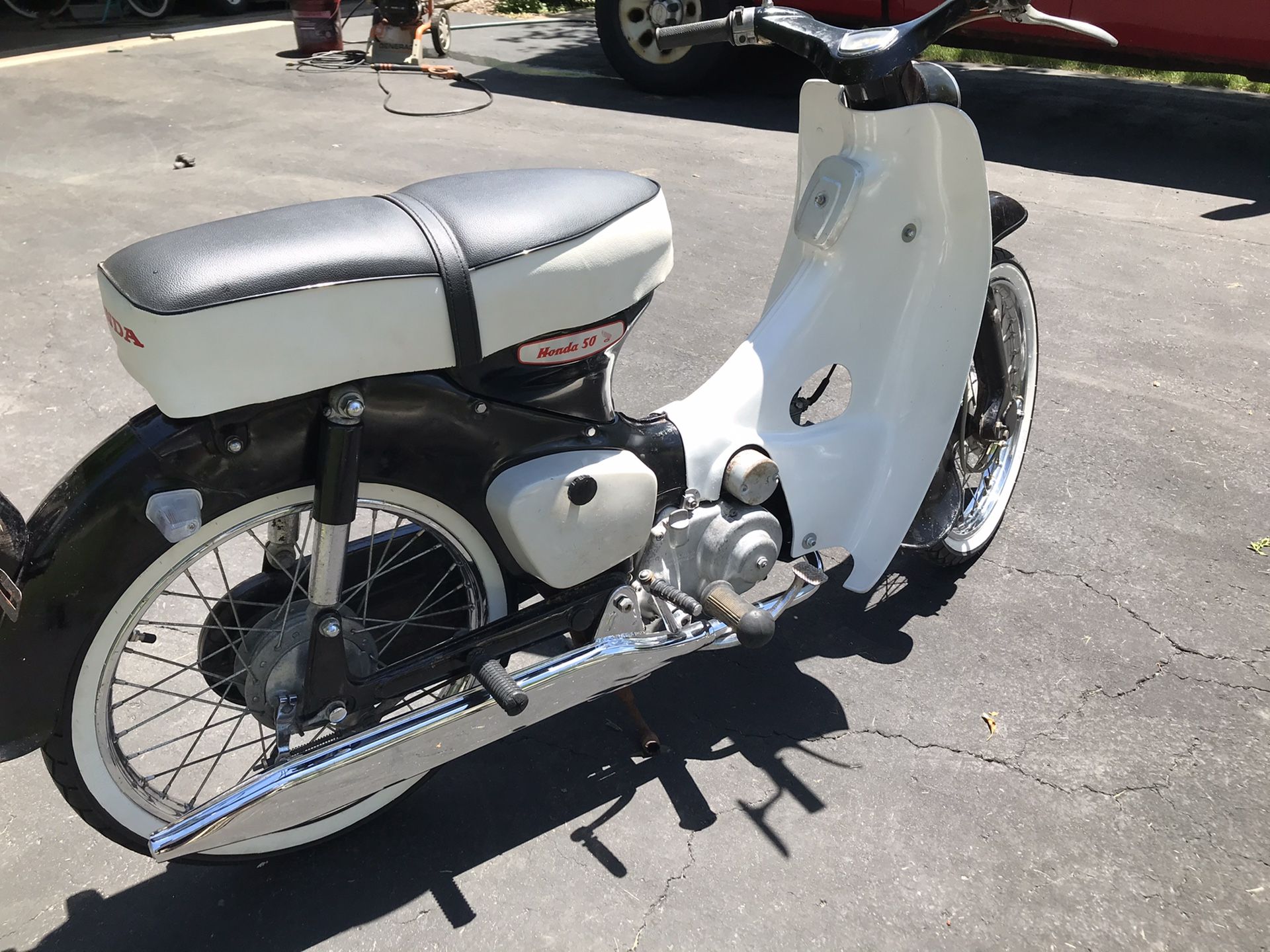 1960’s, running, titled, Honda 50cc. Motorcycle/ step through Scooter ...