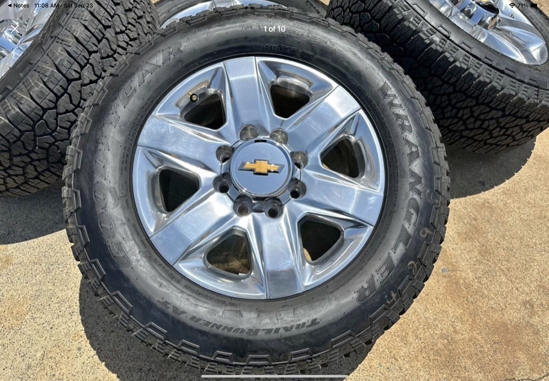 20” 2022 Chevy Silverado LTZ Wheels High Country GMC 2500HD LTZ ...