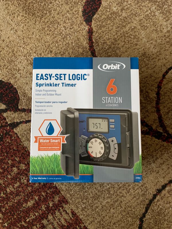 Orbit 6-station Indoor/outdoor Sprinkler Timer Model 27896 tillescenter ...