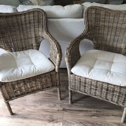 Used white wicker chairs for sale store