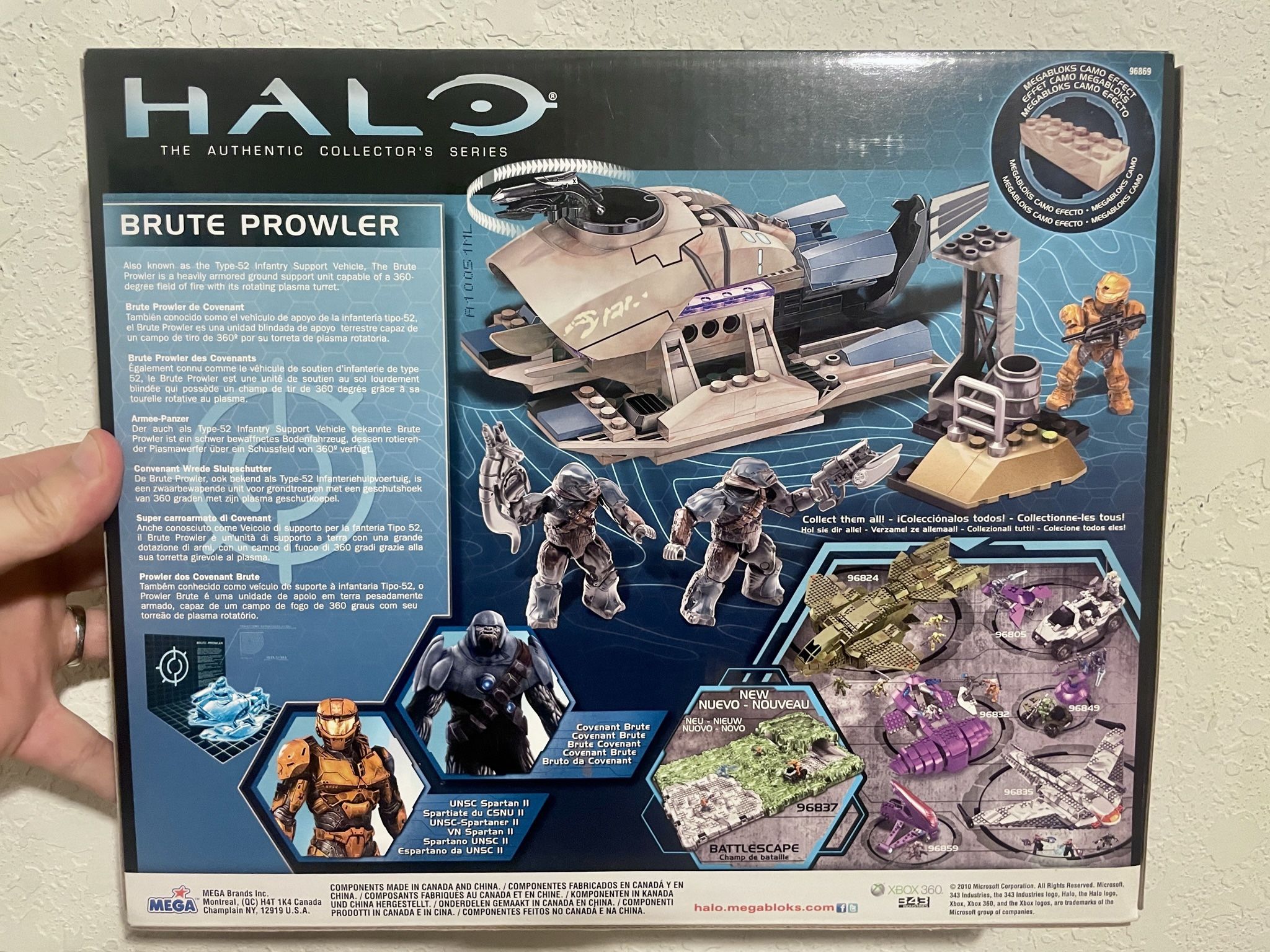 MEGA BLOKS HALO Covenant Brute Prowler Set #96869 - RARE - Retired ...