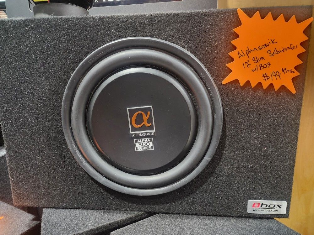 12" SUBWOOFER Alphasonik for Sale in Worcester, MA - OfferUp