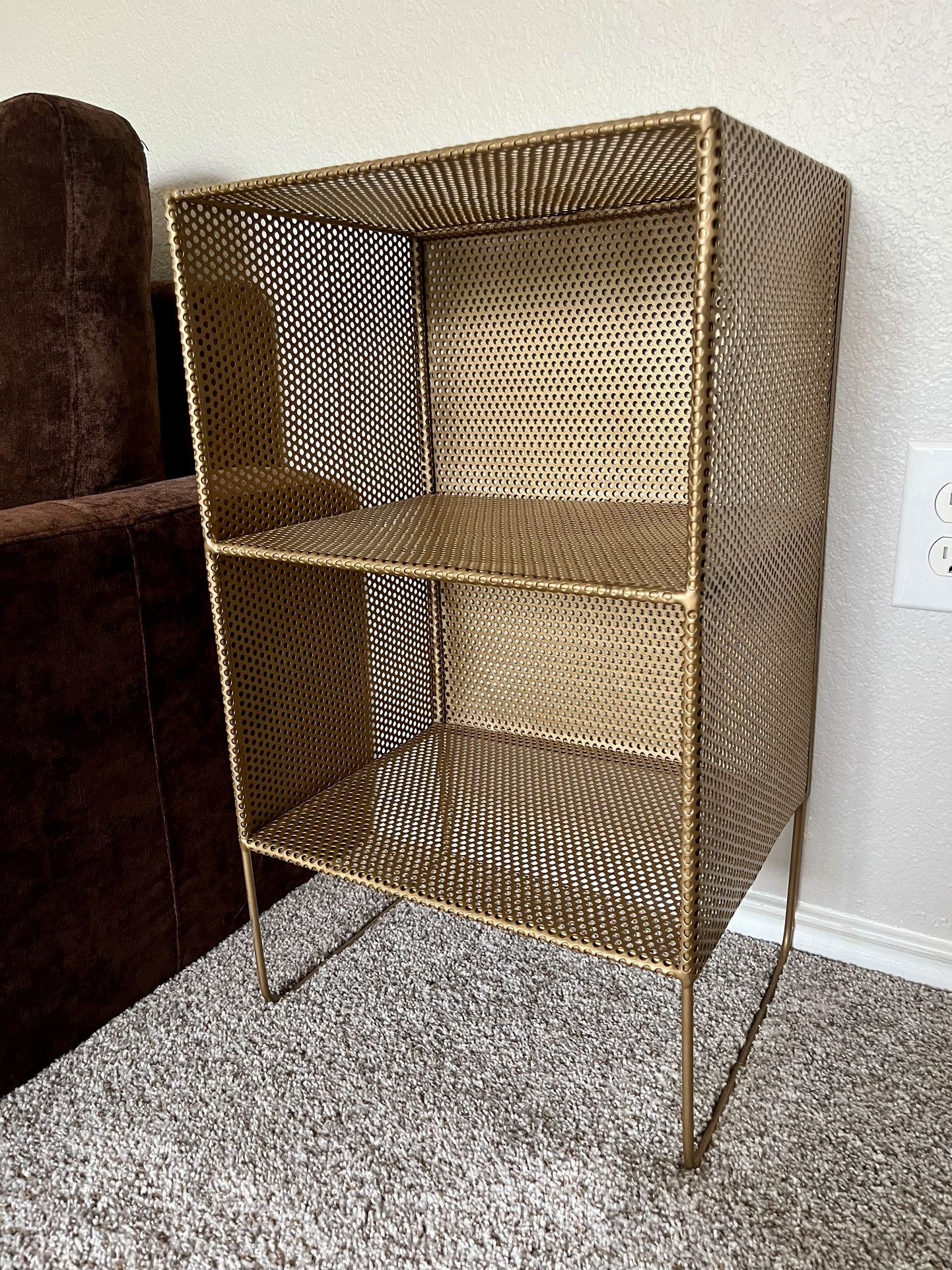 CB2 nightstand Shelf Metal for Sale in Austin, TX - OfferUp