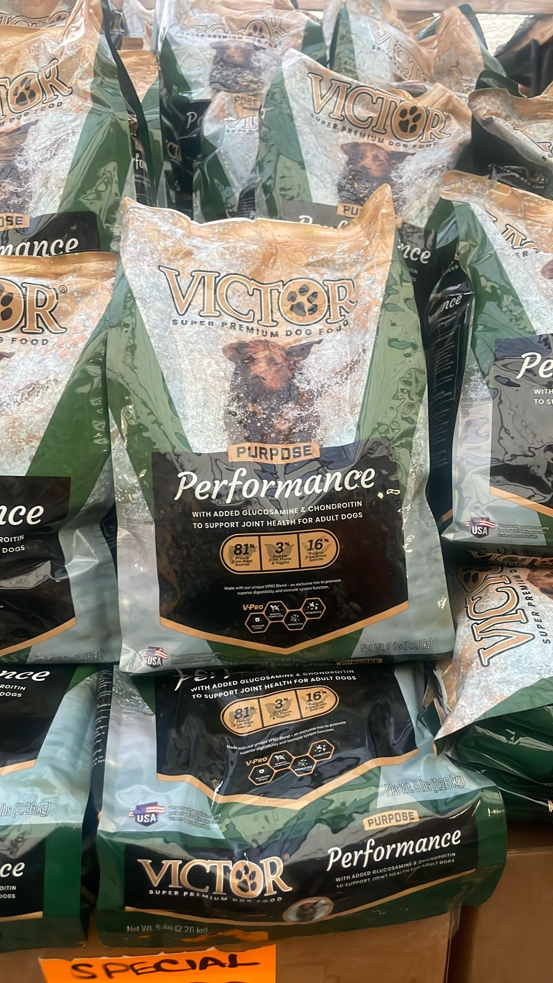 Victor Premium Purpose Performance Dog Food 5 LB for Sale in San ...