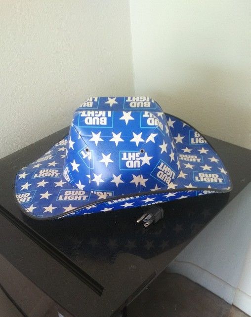 "Bud Light" Star Cardboard Cowboy Party Hat by Anheuser-Busch for Sale ...