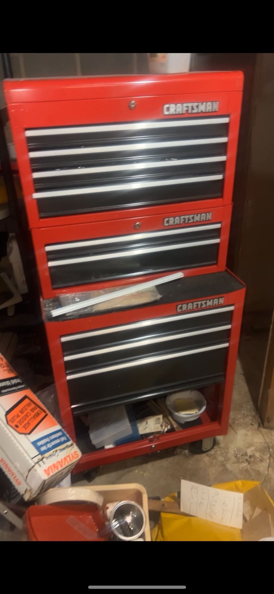 Craftsman Red Took Box With Some Tools Also. for Sale in Brookfield, IL ...