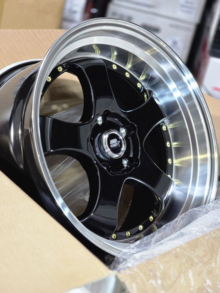 18x9.5 DEEP DISH STYLE NEW WHEELS/RIMS. MST MT07. 5X114.3 for Sale in ...
