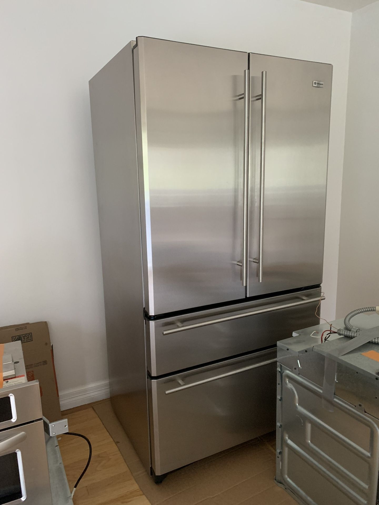 Excellent Condition GE Monogram Stainless Refrigerator/Freezer for Sale ...