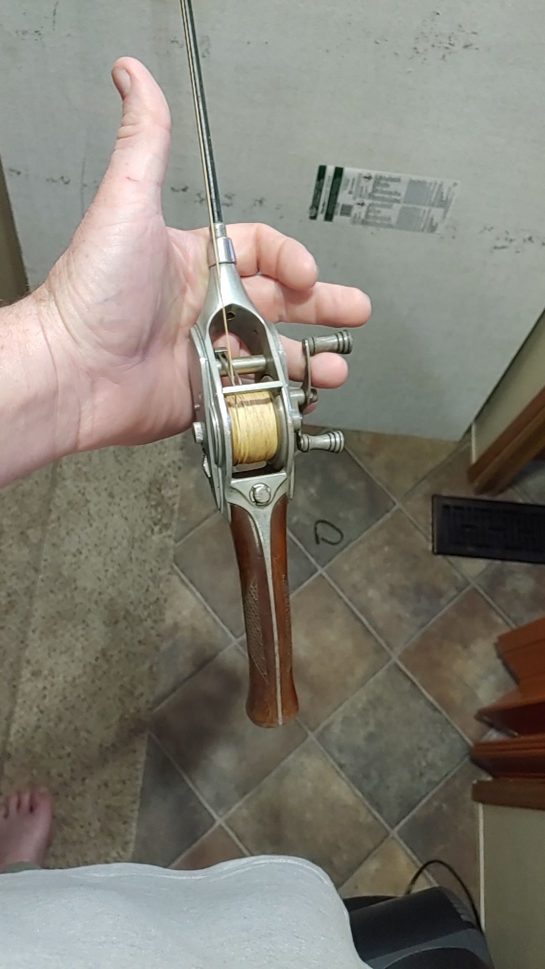 Hurd Super Caster Fishing rod and reel for Sale in Dover, FL - OfferUp