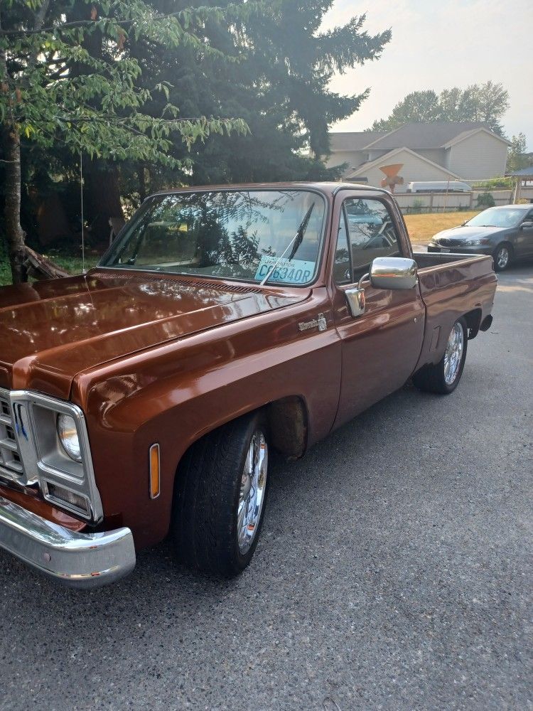 1979 Chevy Silverado 350 Automatic Short Bed Runs And Drives Fine for ...