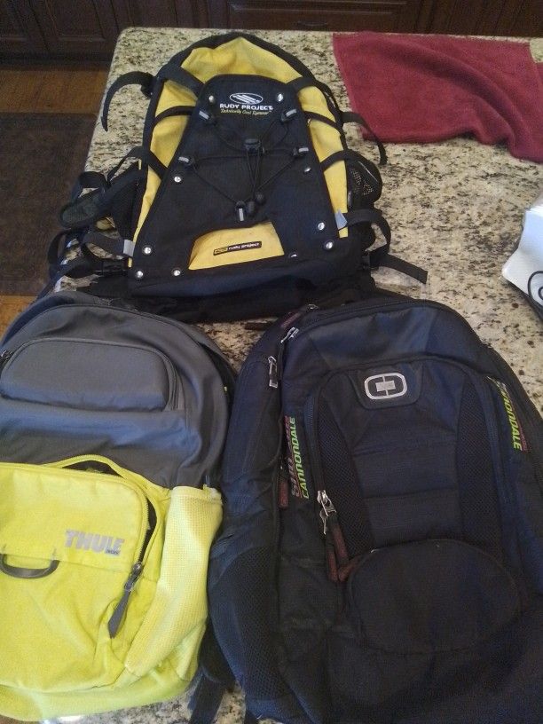 Backpacks Your Choice, Thule, OGIO, Rudy Project Backpack 20.00 Firm On ...