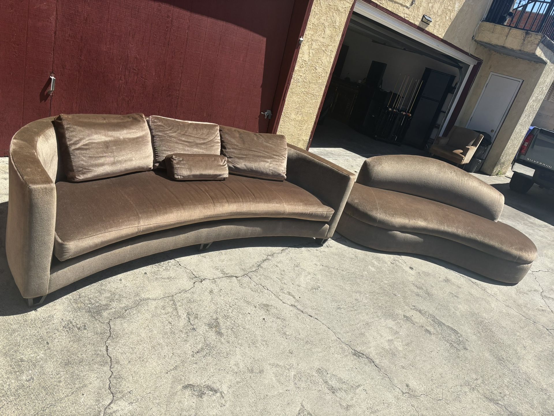 Suede Couches / Sofas for Sale in Inglewood, CA - OfferUp