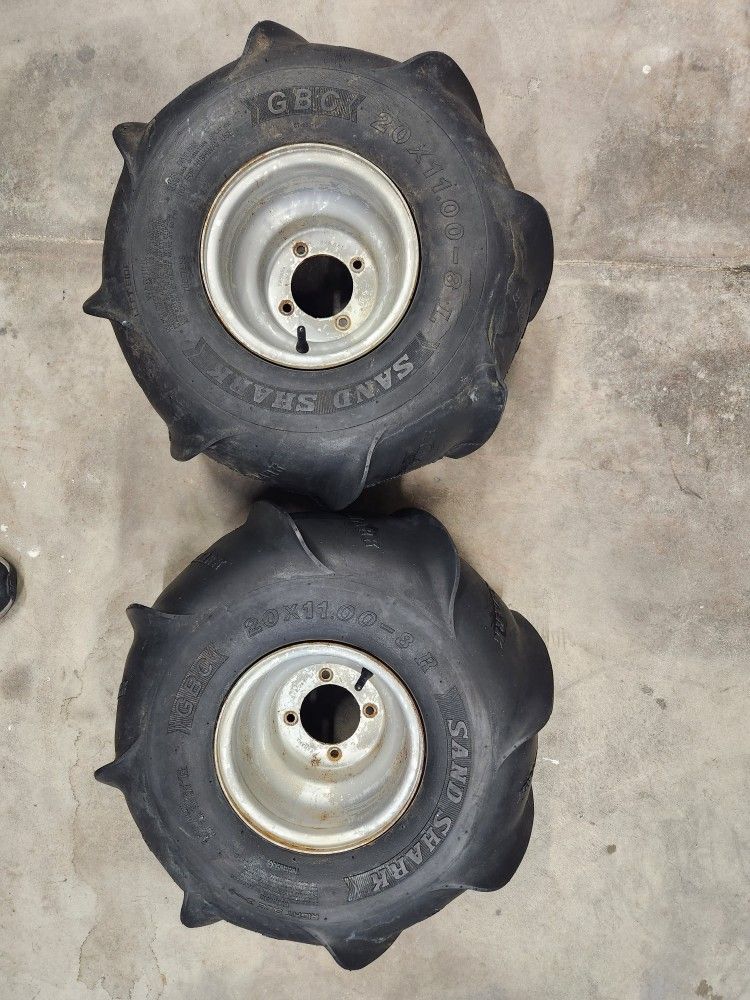 Yamaha Blaster Tri-Z Sand Shark Paddle Tires for Sale in Moreno Valley ...