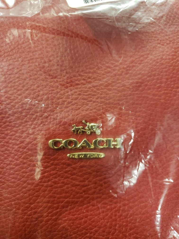 Check it out Coach new STELLAR DEAL New Red coach purse Still in ...