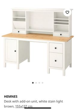 Hemnes desk add on store