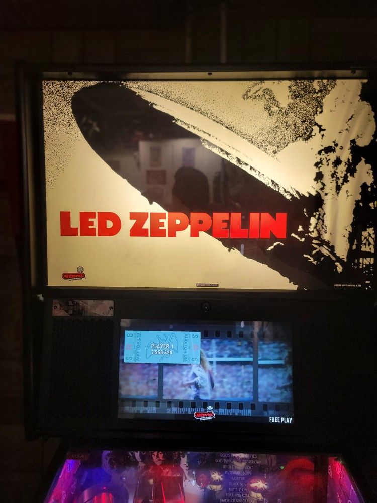 Led Zeppelin Premium Edition Pinball Machine for Sale in Lomita, CA ...
