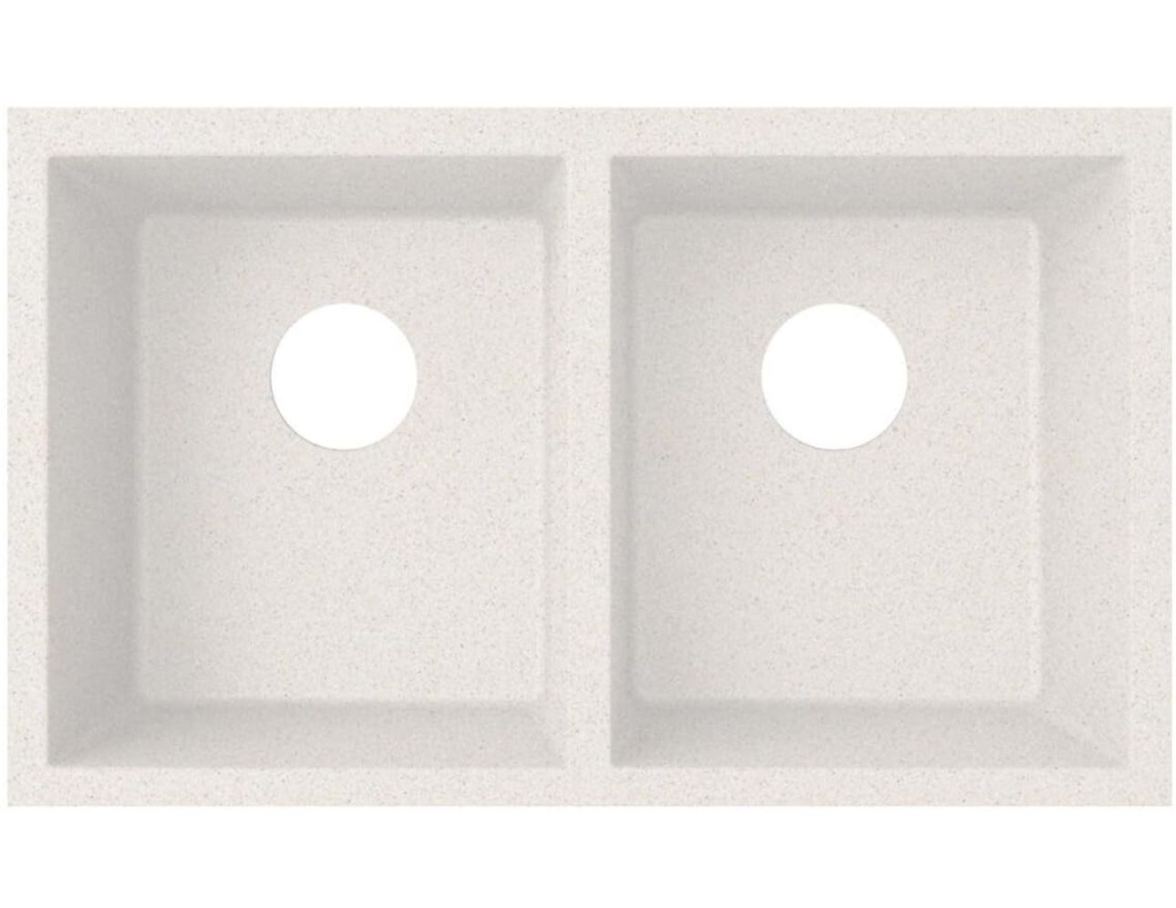 Swanstone Undermount 32 in Granite Undermount Double Bowl Kitchen Sink ...