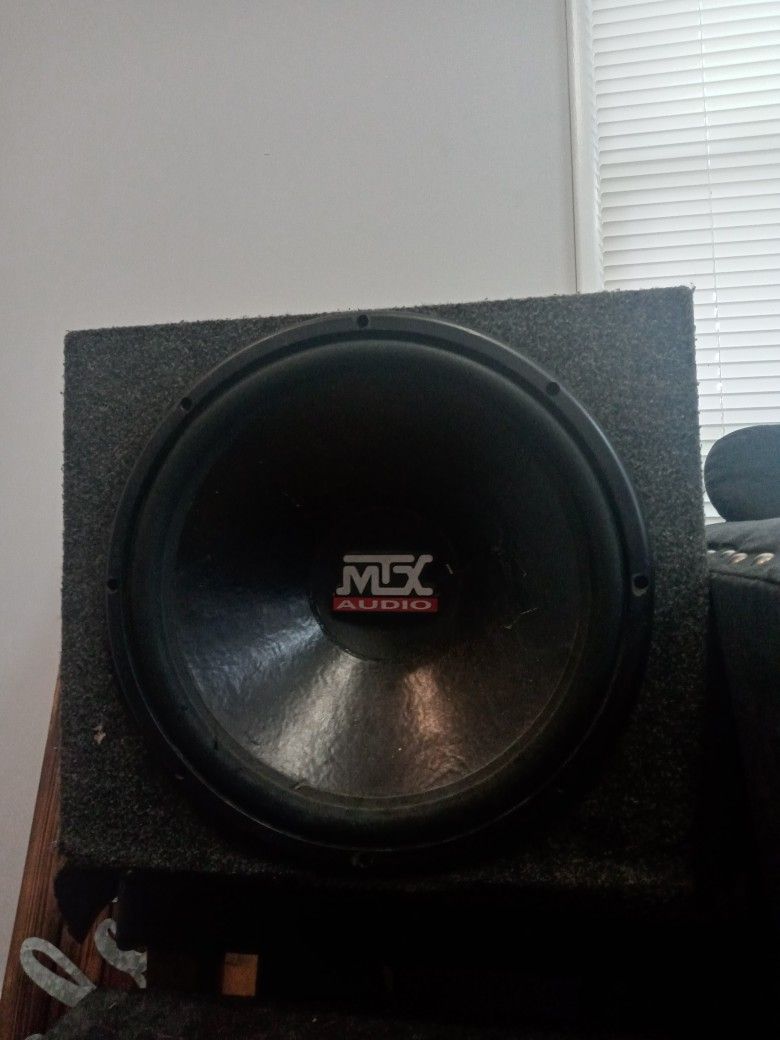 MTX TN12-02 Terminator 12'' 400w Single 2-Ohm Round Car Sub Subwoofer ...