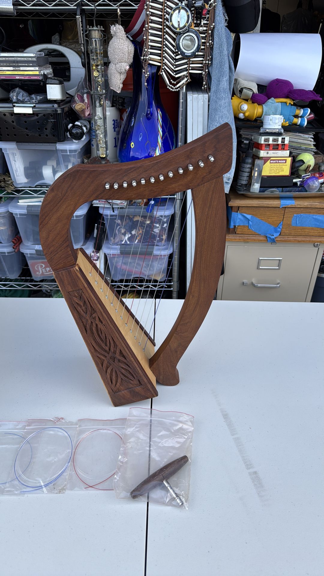 Roosebeck fine instruments baby harp 12 string for Sale in Chula Vista ...
