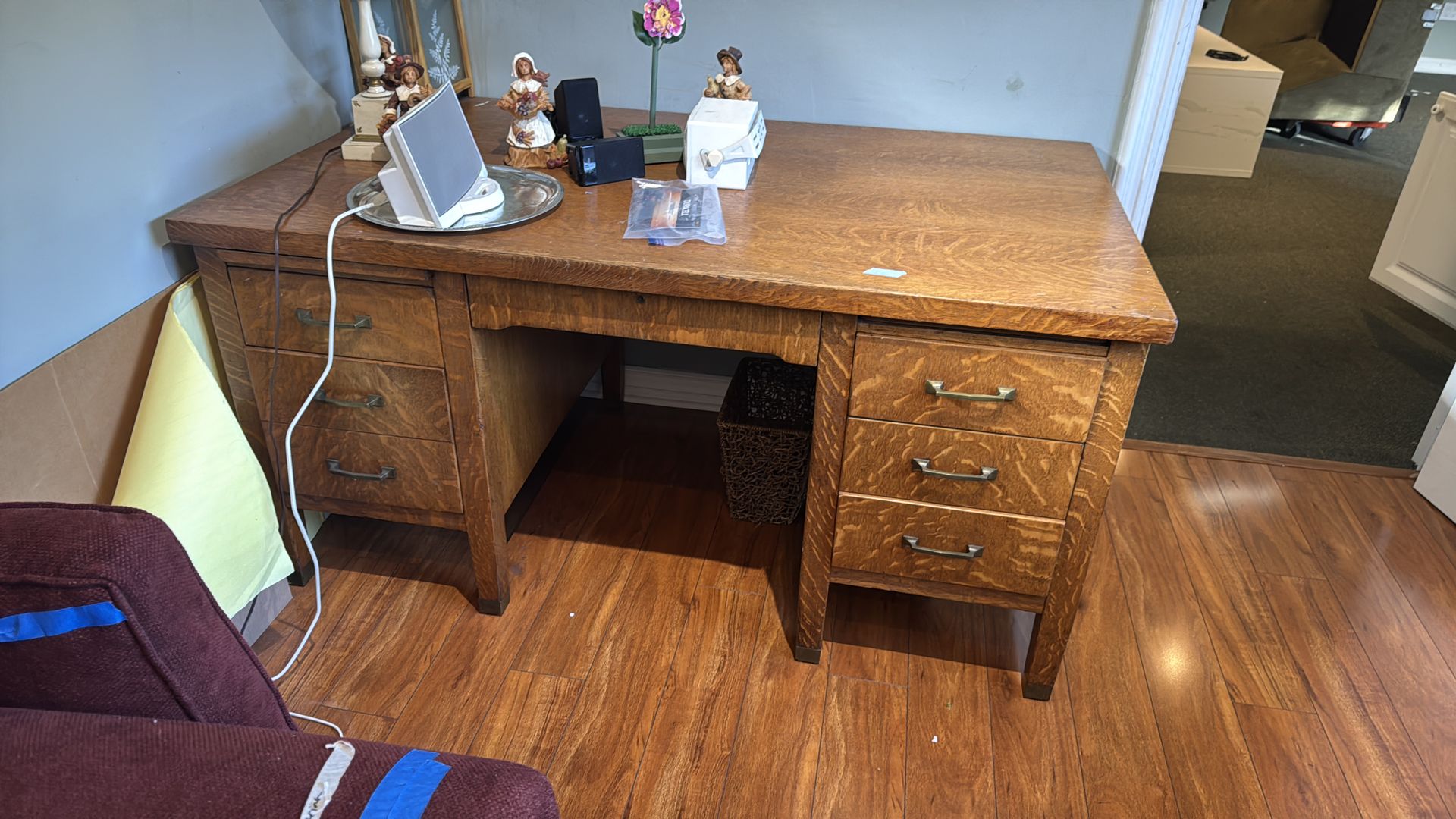 Heavy wooden desk for Sale in South Pasadena, CA - OfferUp