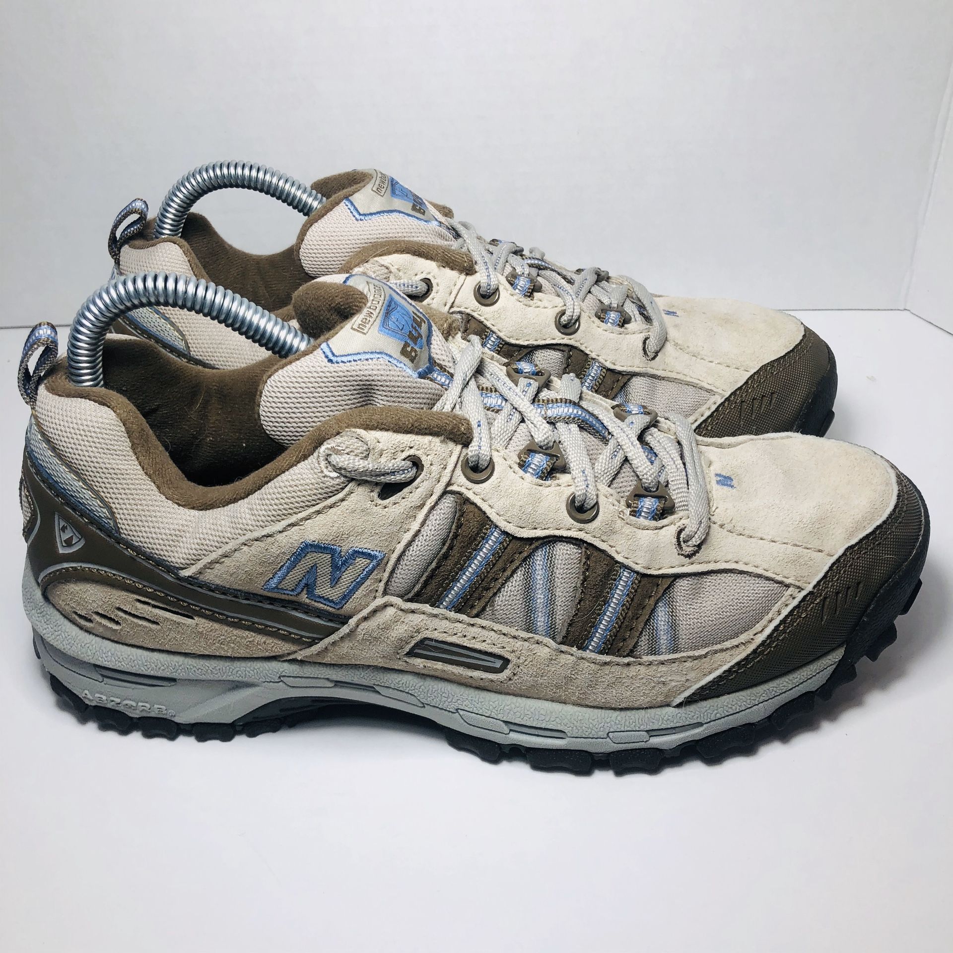 New Balance 644 Trail Running Hiking Shoes Tan Brown Blue Womens Size 9 ...