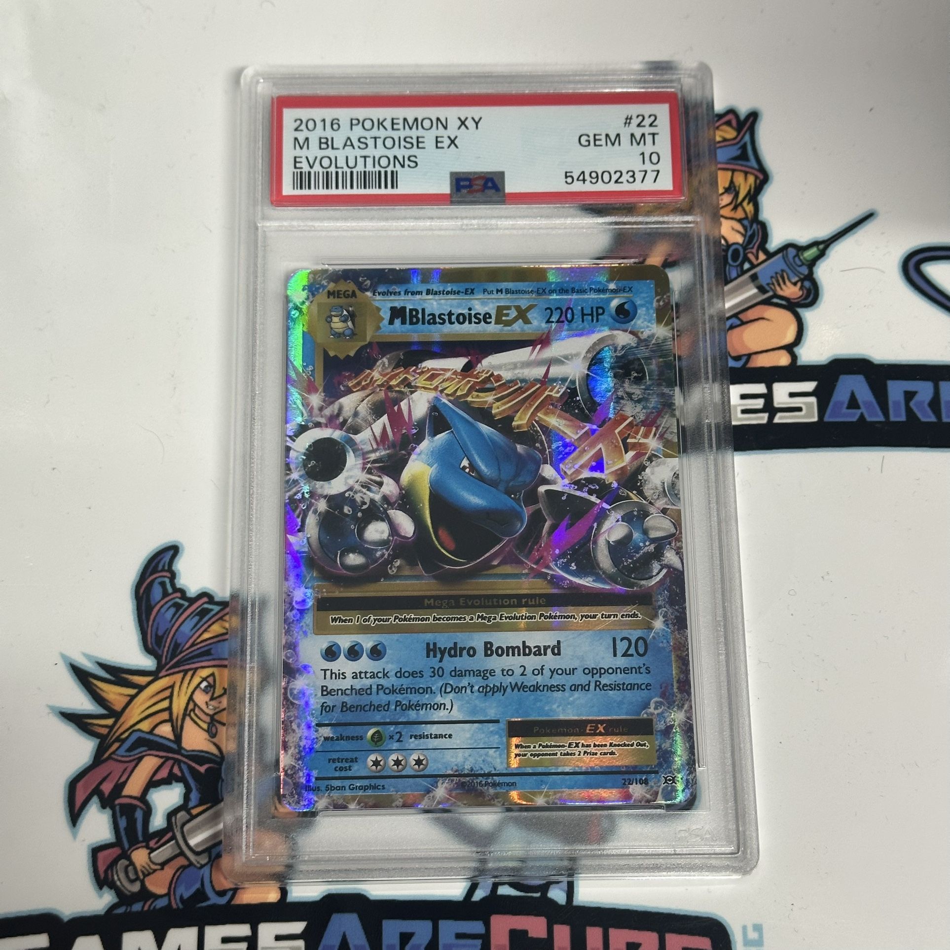 Mega Blastoise Ex Card