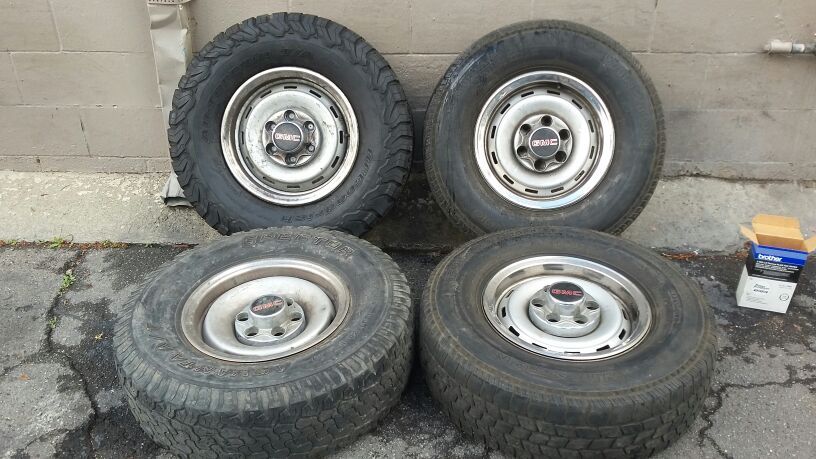 16 inch steel rims, caps, and beauty rings z71. Chevy/GMC 4x4 for Sale ...
