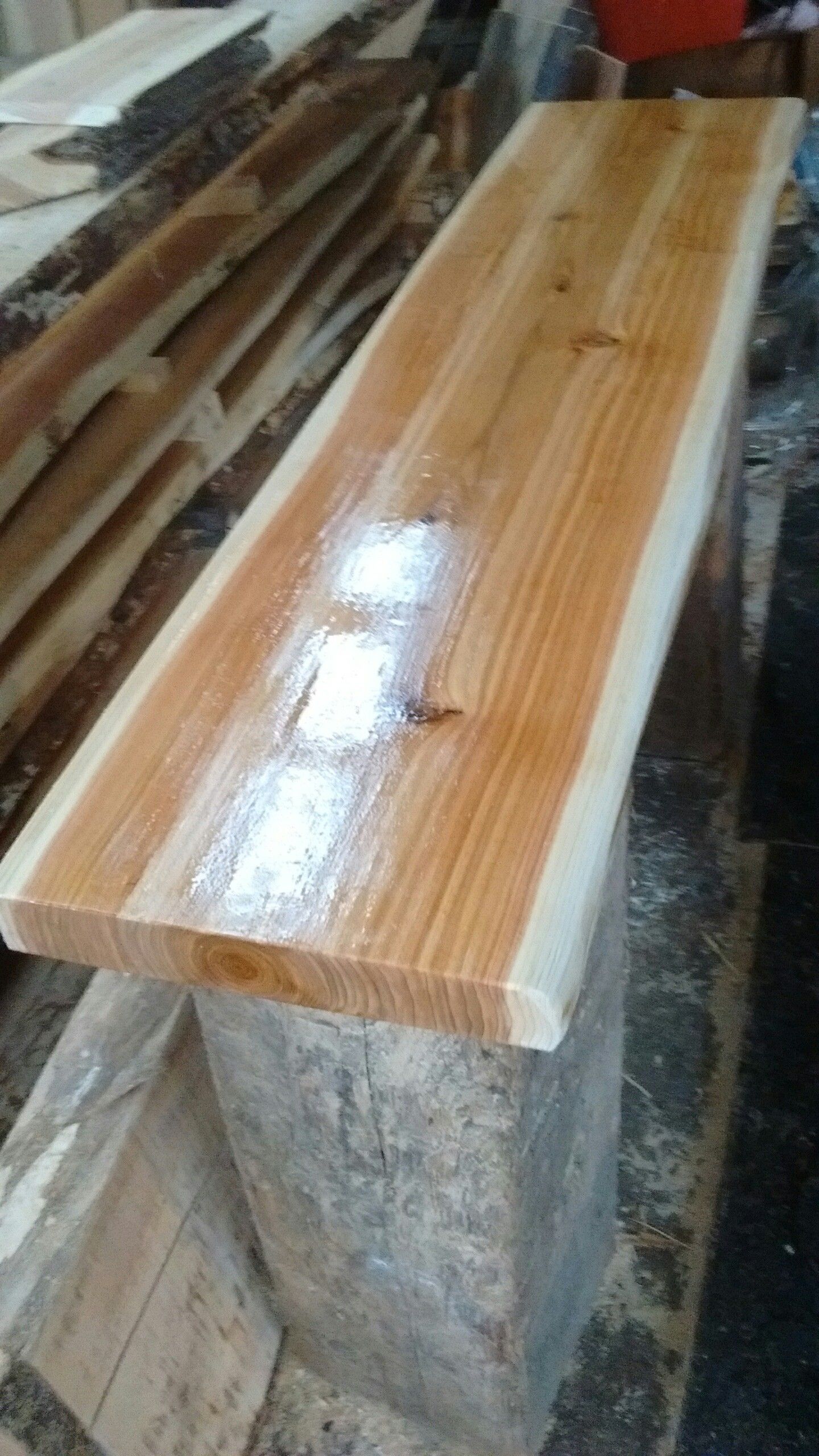 Finished Live Edge Western Red Cedar Slab lumber for Sale in Deer ...