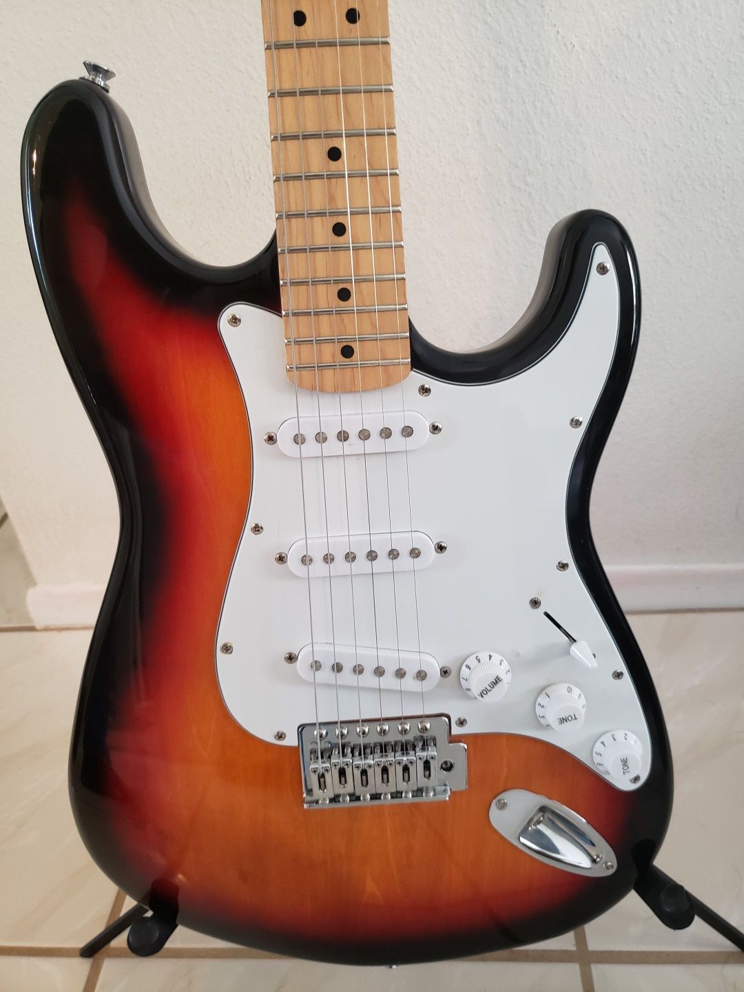 Fender Starcaster Strat, setup, new strings, tuned and intonated for ...