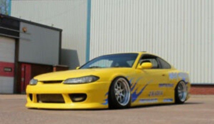 Spoiler Nissan 240sx S14 zenki kouki S15 VTX FRONT BUMPER CONVERSION SYLVIA 15 Bodykit Body Kit ...