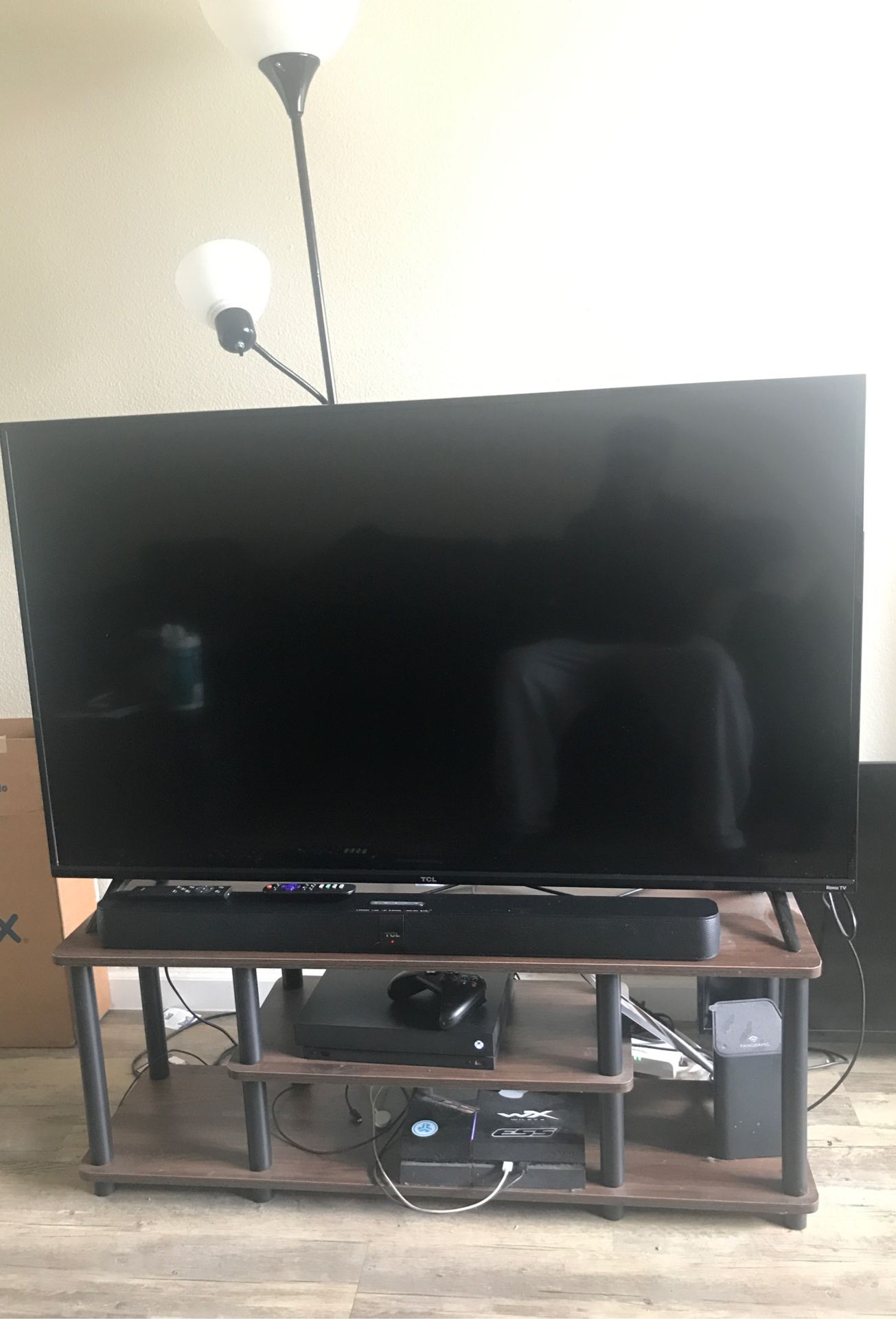 TCL 55S425 55 inch 4K Smart LED Roku TV w/ TCL Alto 7 2.0 Channel Home ...