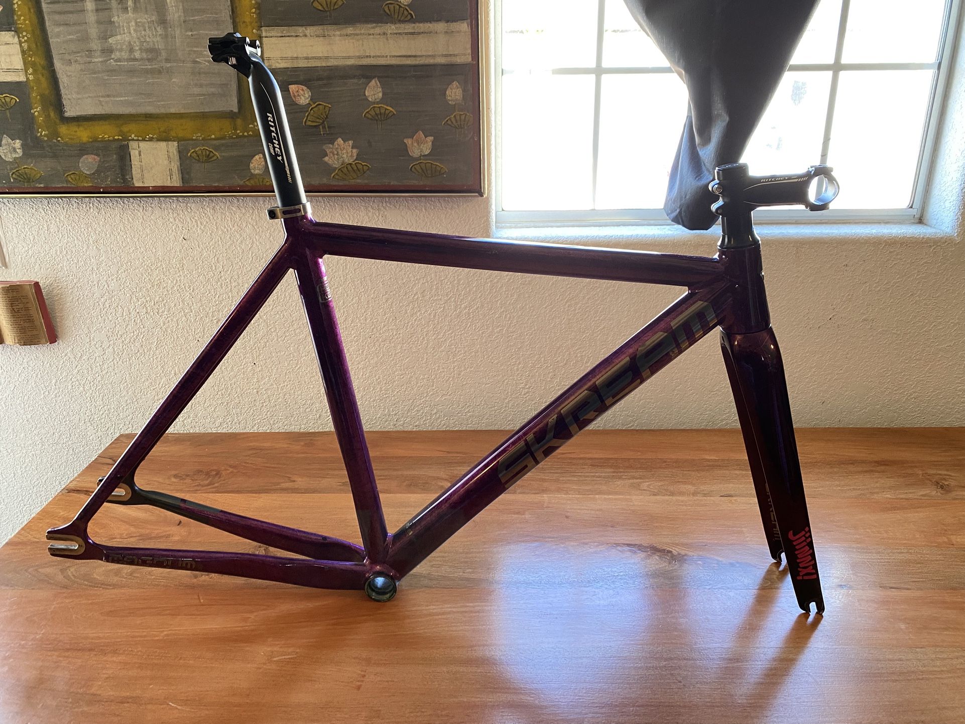 XS 51CM SKREAM MAGNUM 24 FIXED GEAR SINGLE SPEED FIXIE TRACK BIKE ...