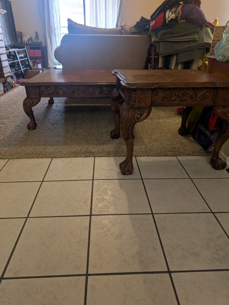 2 Piece Set Living Room Coffee Table And Side Table for Sale in Las ...