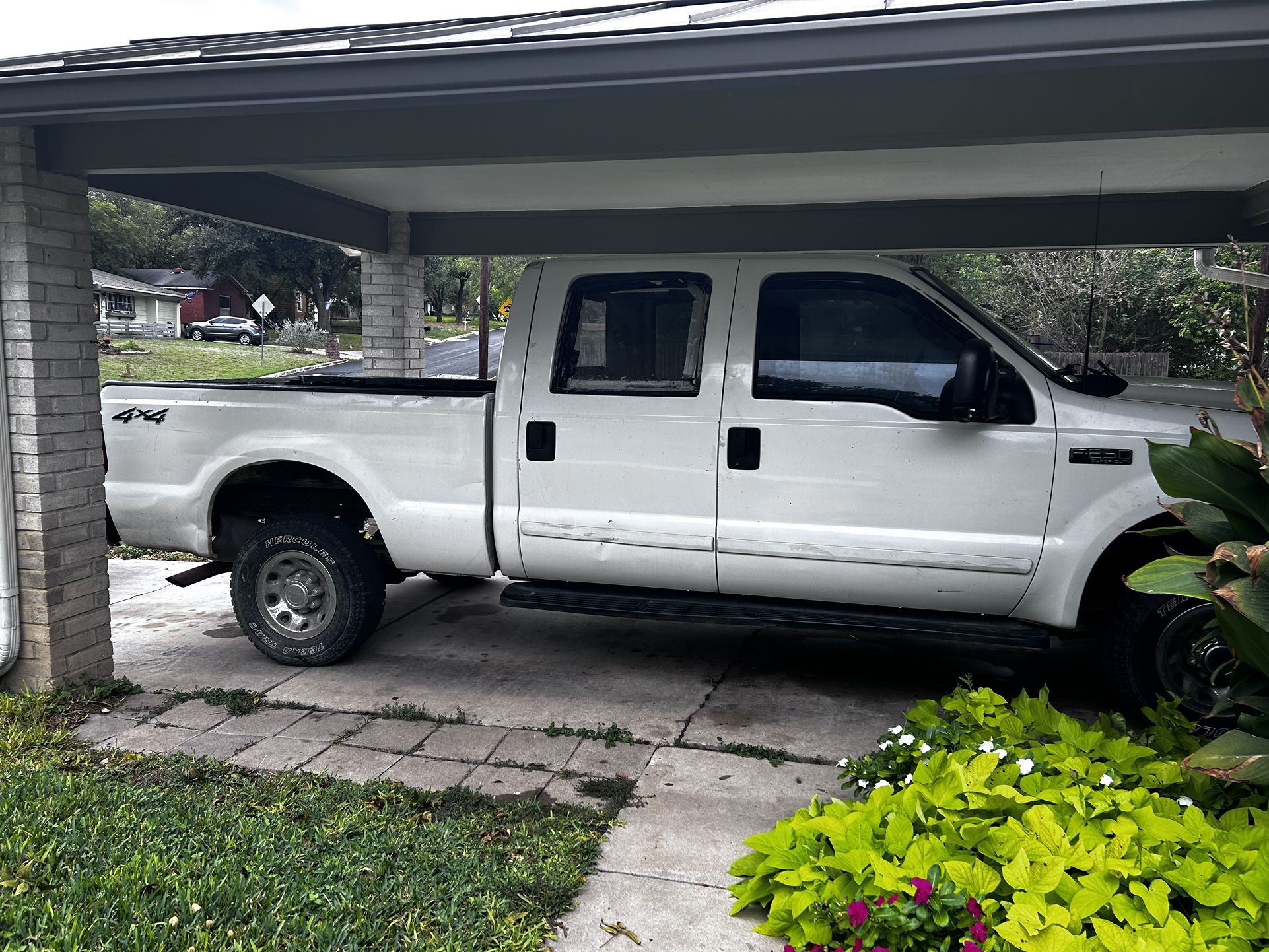 Fixer Upper Or For Parts 2003 Ford 4x4 F250 XL Super Duty Crew Cab for ...