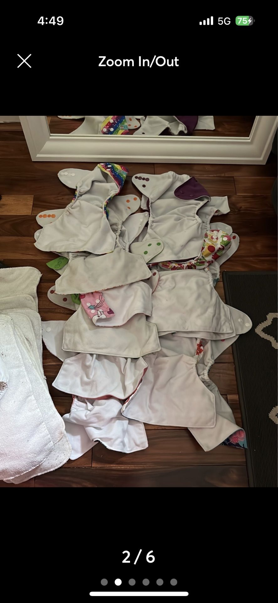 Cloth diaper stash AIO pockets Adjustable for Sale in Portland, OR ...