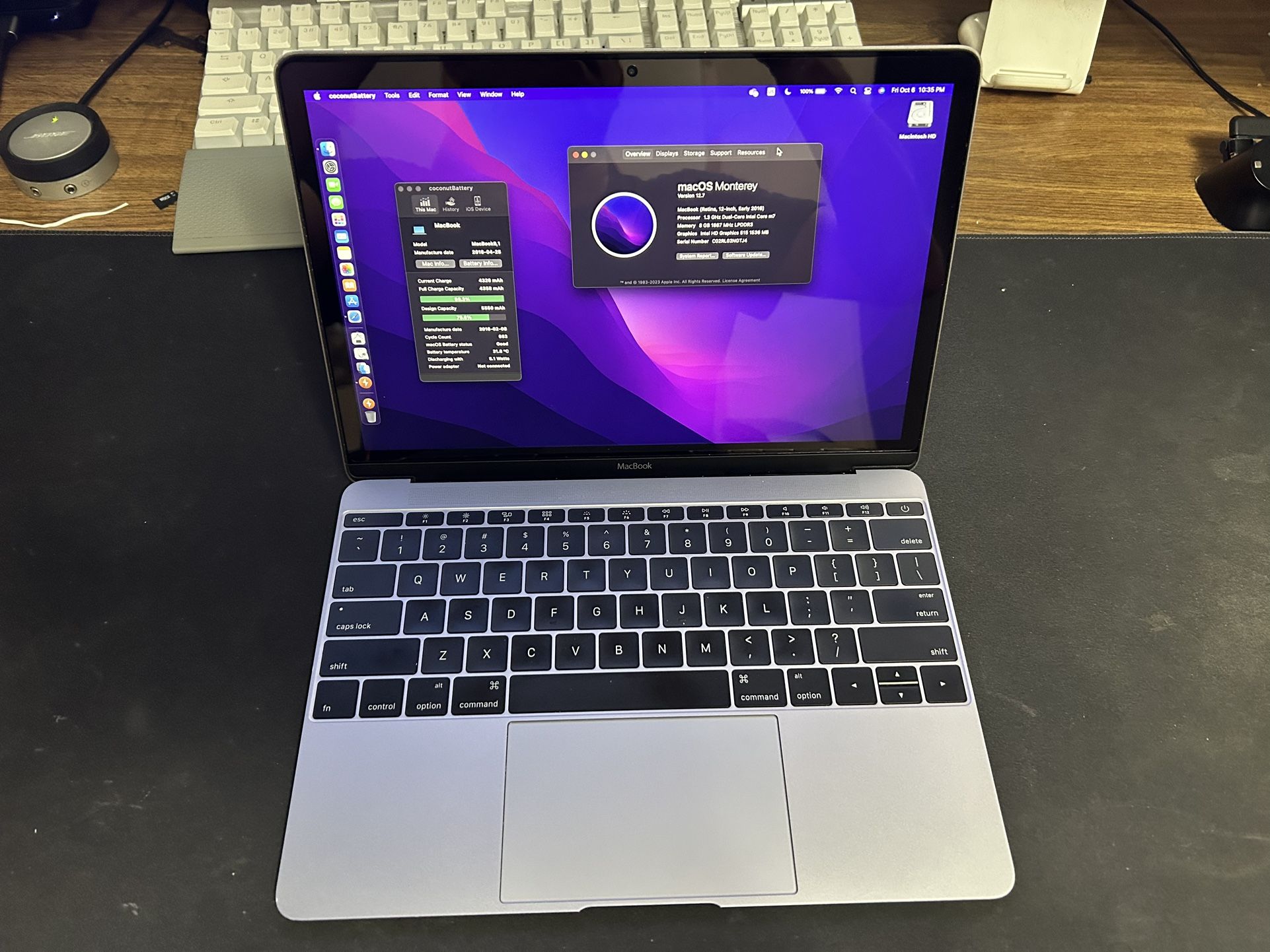 Macbook 12 inch Retina 2016 (Core m7, 8GB RAM, 512GB SSD) for Sale in ...