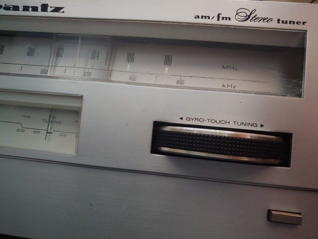 Vintage 70s Marantz ST300 AM/FM Stereo Gyro-Touch Tuner Silver Face ...
