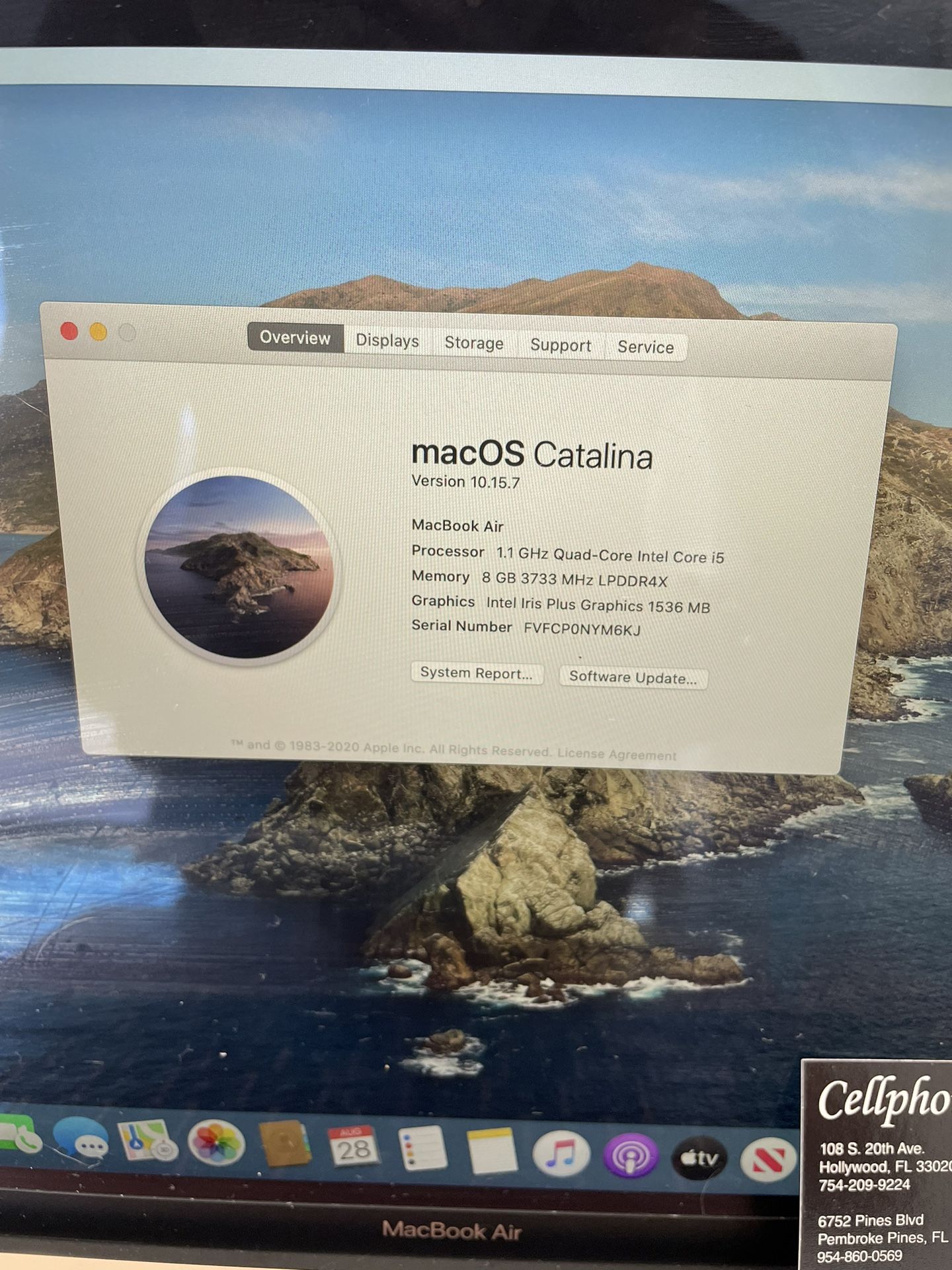 MacBook Air 2020 500GB Model A2179 for Sale in Hollywood, FL - OfferUp