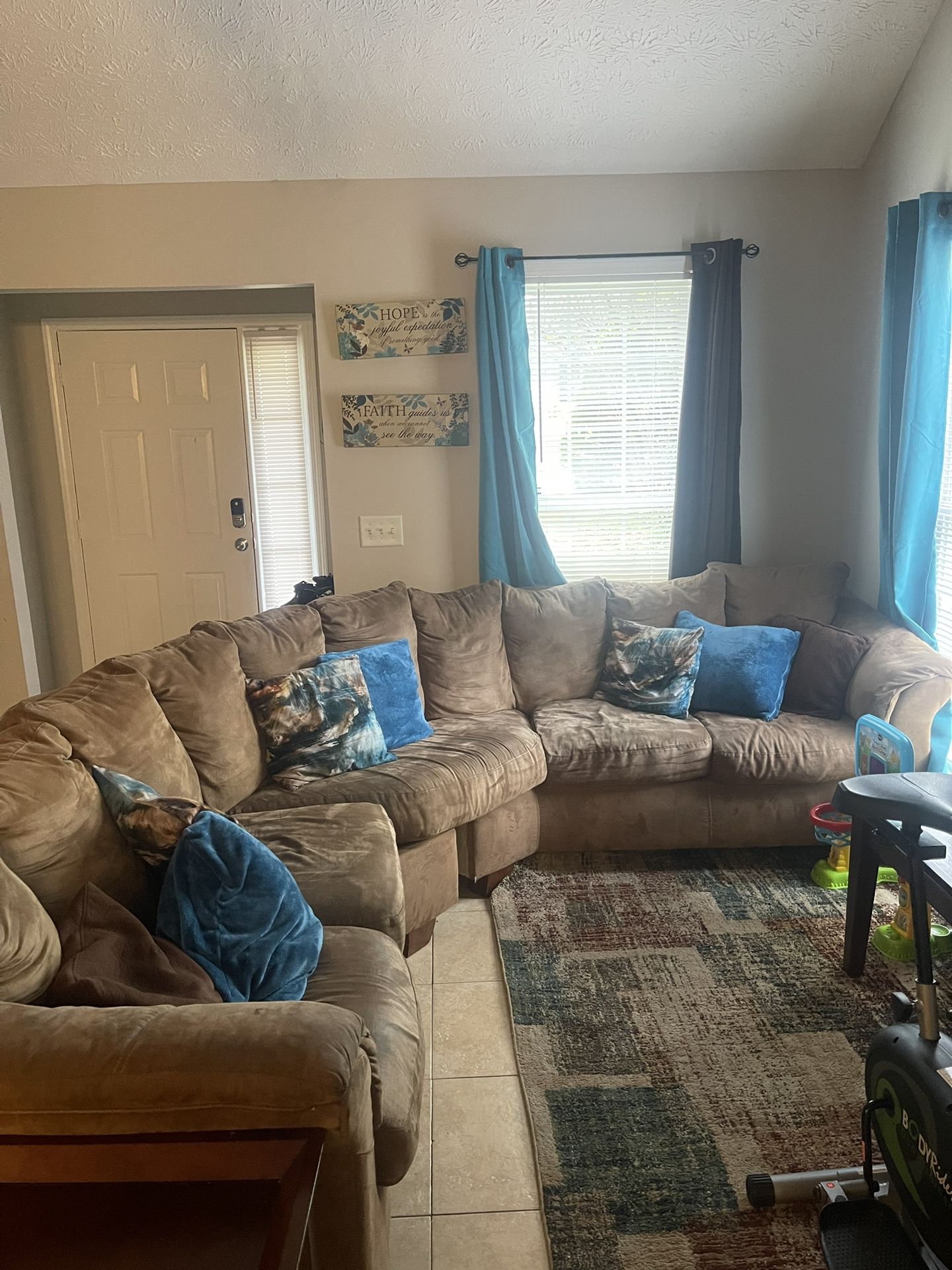 Beige Sectional for Sale in Ellenwood, GA - OfferUp