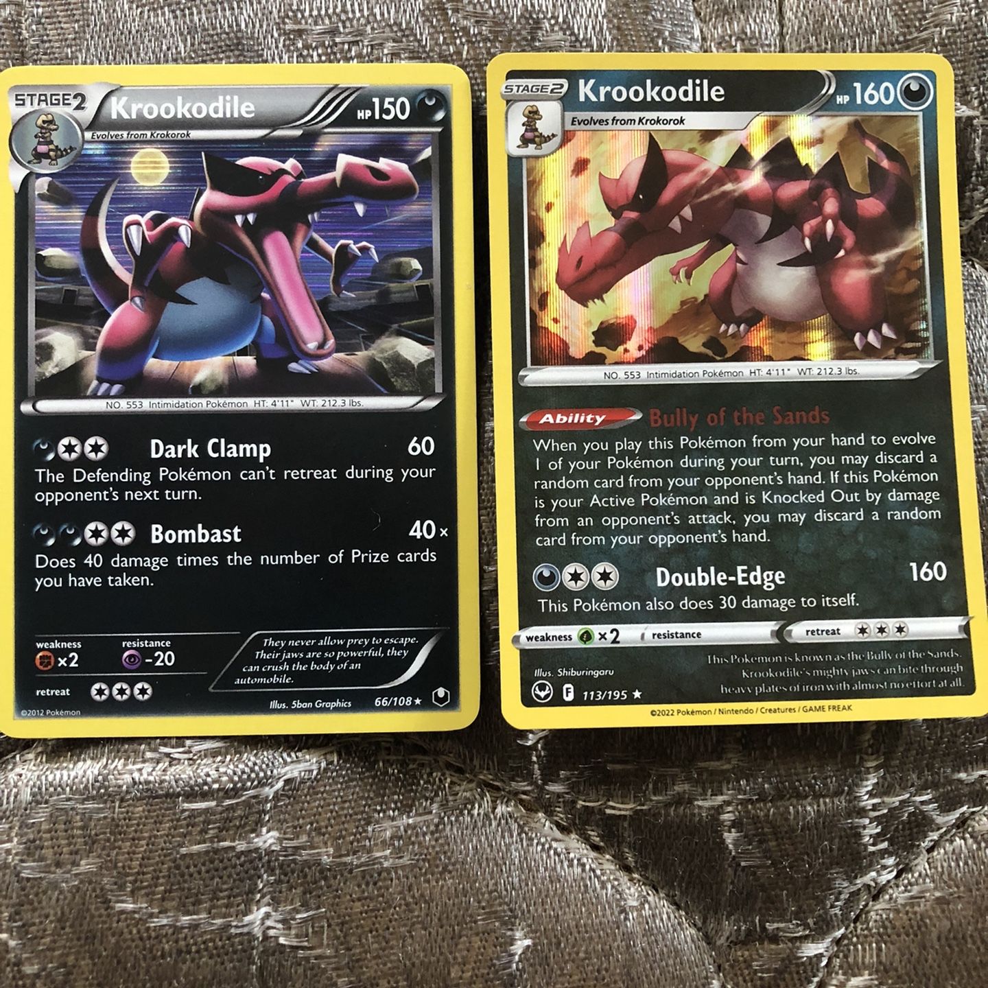 Pokemon Krookodile Card